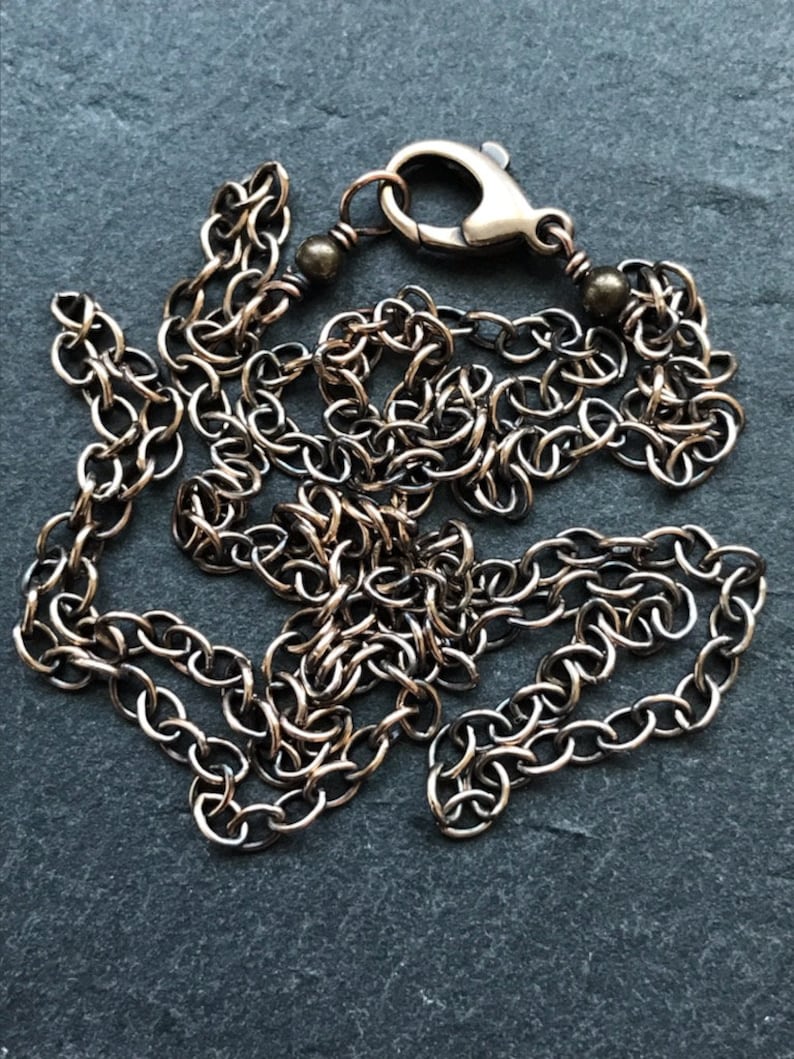 Solid Bronze Necklace Chain - Etsy