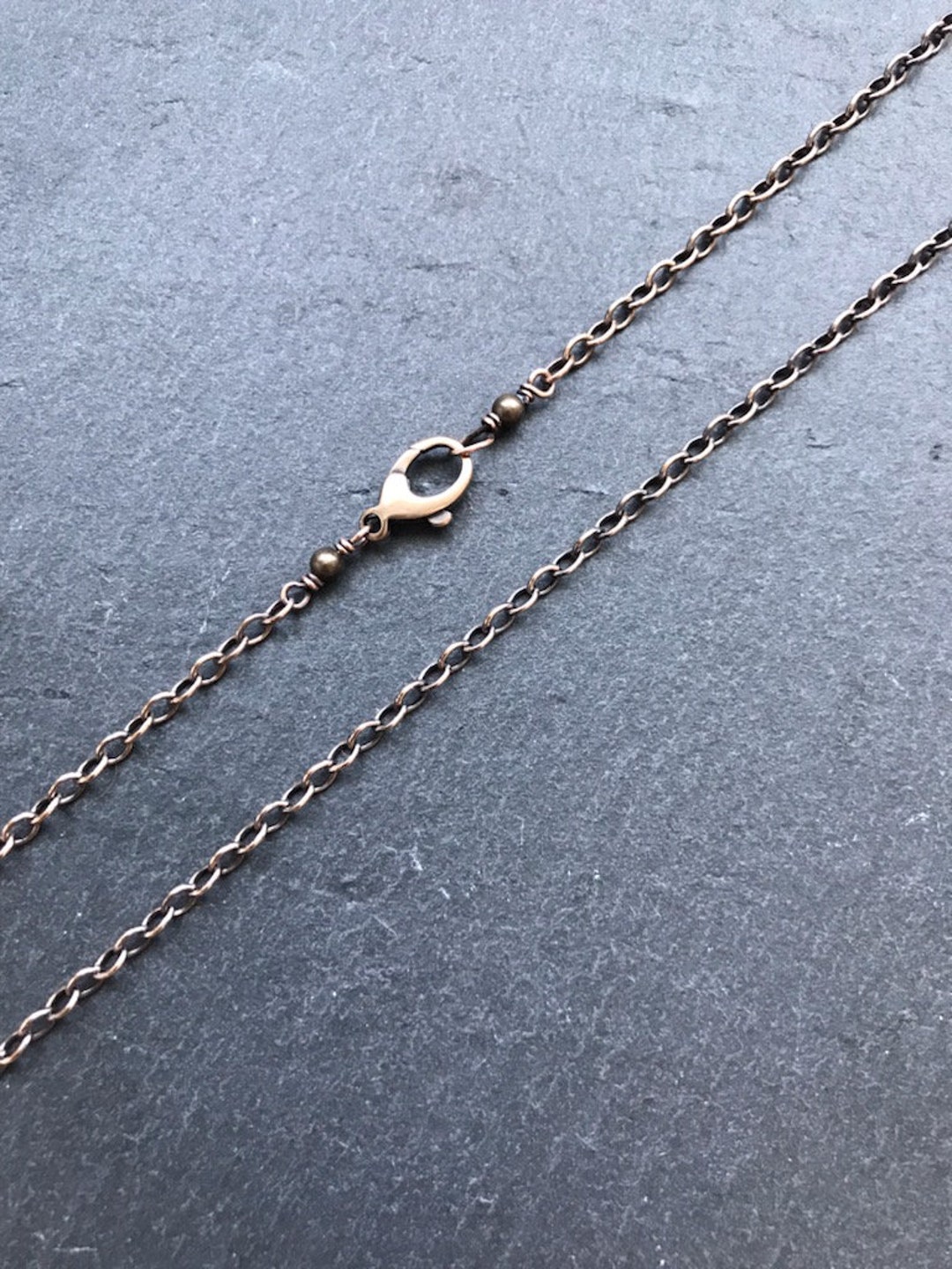 Solid Bronze Necklace Chain - Etsy