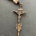 Saint Michael Rosary Bronze Oxbone Skulls Lava Beads and Leather - Etsy