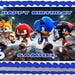 Sonic Edible Sugar Sheets/icing Sheets,cake, Cookies, Cupcake Toppers ...