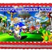 Sonic Edible Sugar Sheets/icing Sheets,cake, Cookies, Cupcake Toppers ...