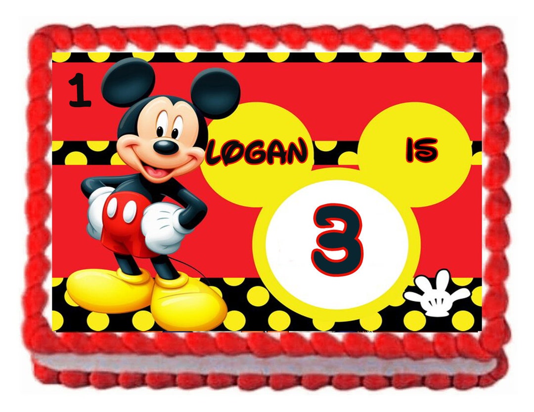 Custom Edible Sugar Sheets/icing Sheets,cake, Cookies, Cupcake Toppers ...