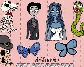 Corpse Bride Svg - Etsy