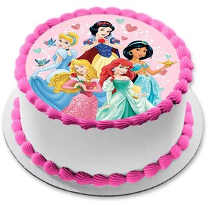 Princesses Edible Sugar Sheets/icing Sheets,cake, Cookies, Cupcake ...