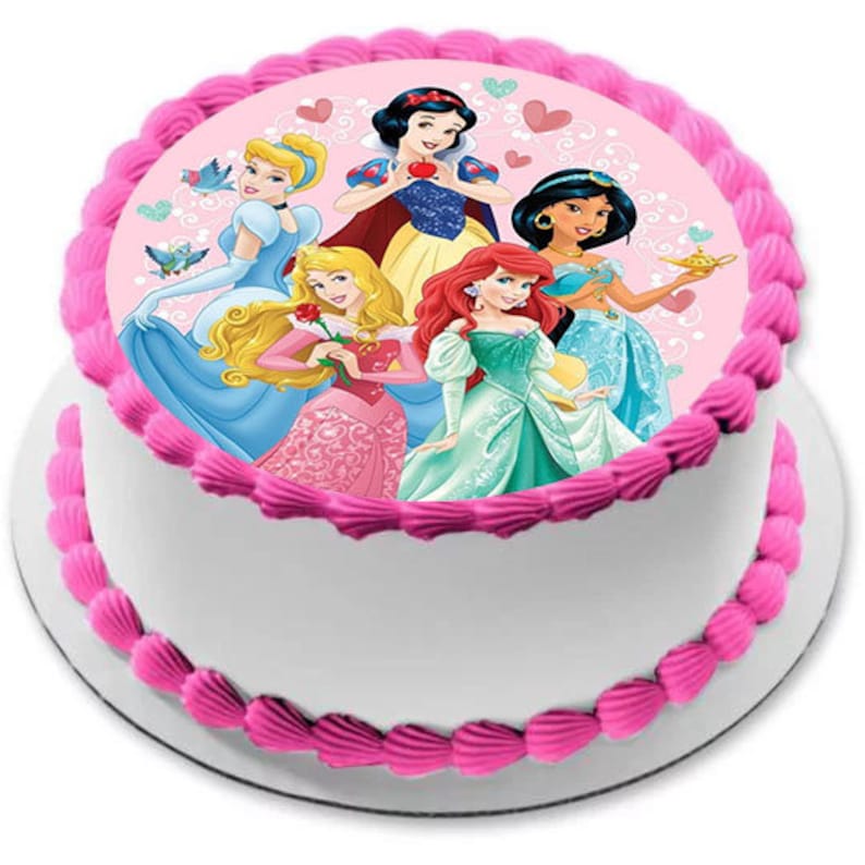 Princesses Edible Sugar Sheets/icing Sheets,cake, Cookies, Cupcake ...