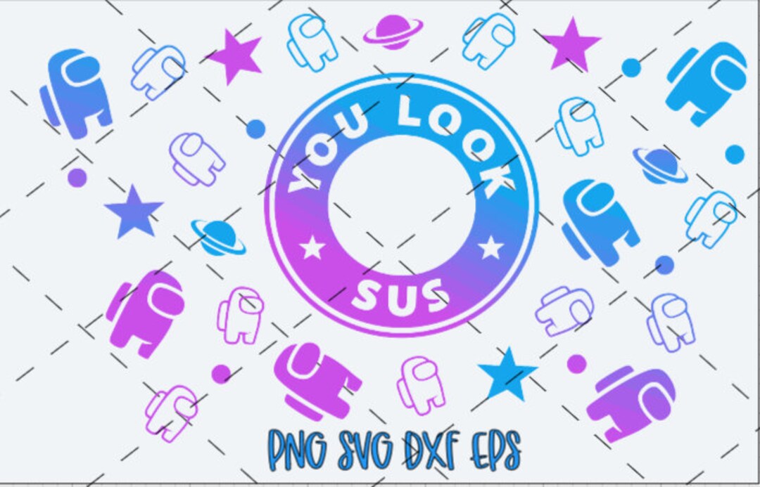 Among Us Full Wrap Svg Venti Cup Decal Svg Coffee Ring Svg - Etsy