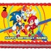 Sonic Edible Sugar Sheets/icing Sheets,cake, Cookies, Cupcake Toppers ...