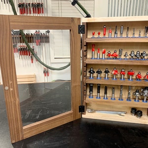 Router Bit Storage Cabinet - PDF Woodworking Plans - Digital ...