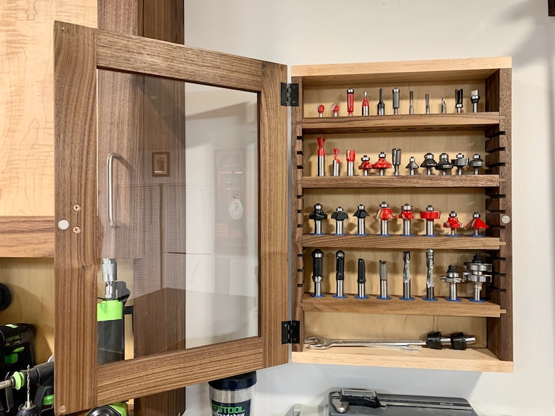 Router Bit Storage Cabinet - PDF Woodworking Plans - Digital ...