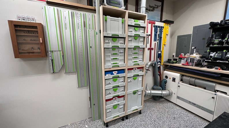 Festool Systainer Storage Cabinet Plans - PDF Plans and Cut Lists - Etsy