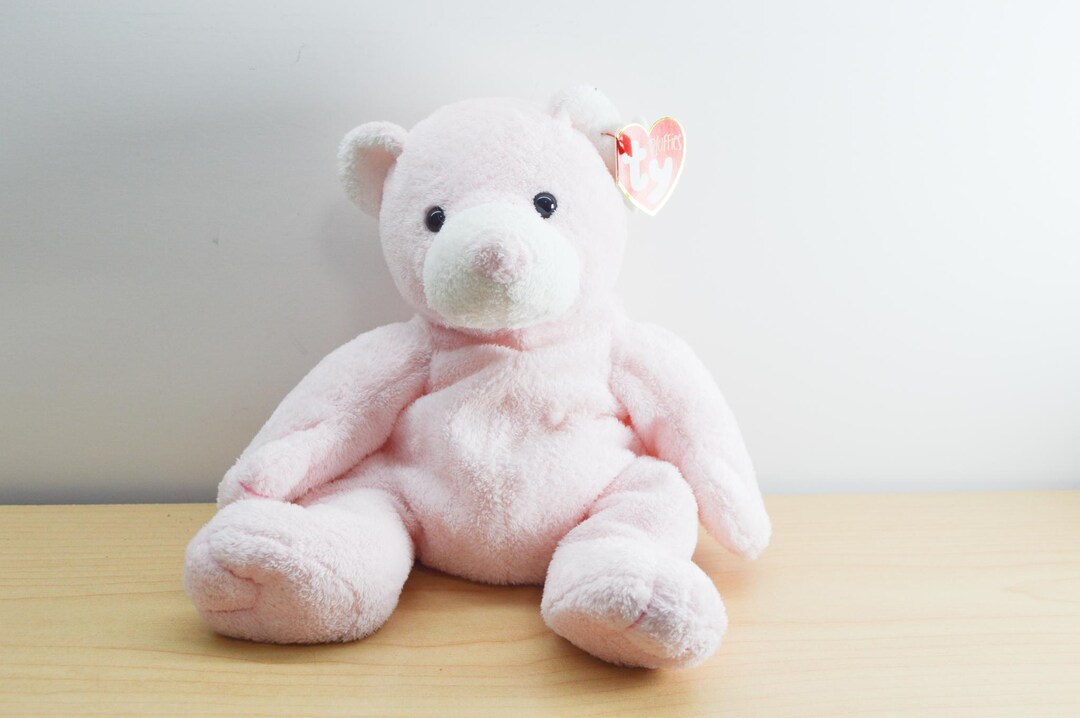 TY Pluffies Collection / Pudder the Pink Bear / Vintage / Great ...