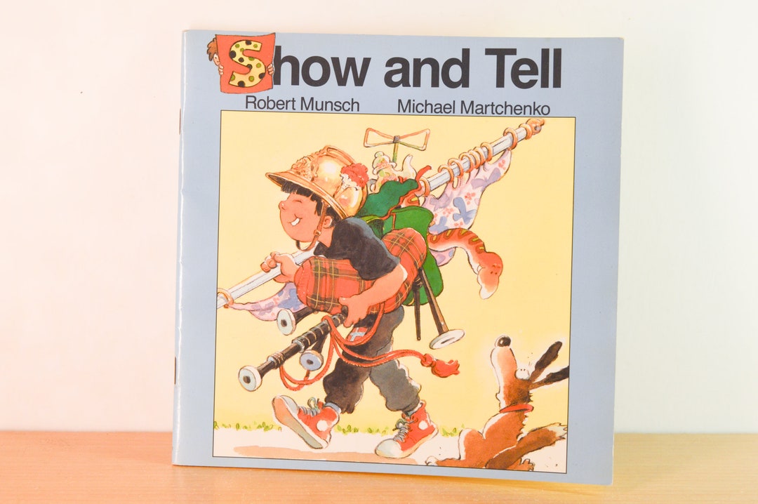 Robert Munsch - Show and Tell - Vintage Picture Book - 1991 - Etsy