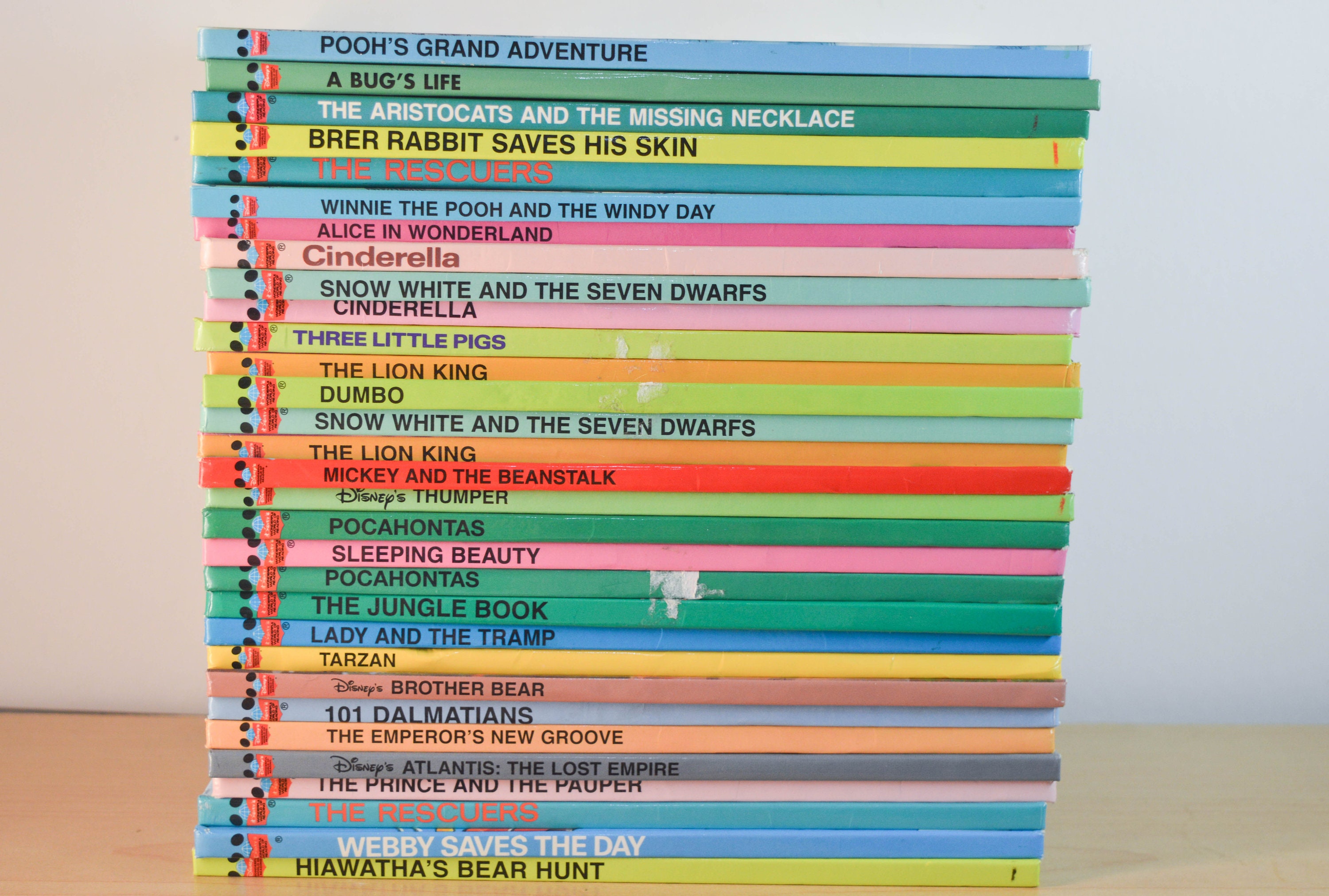 Vintage Disney Wonderful World Reading Mickey And The