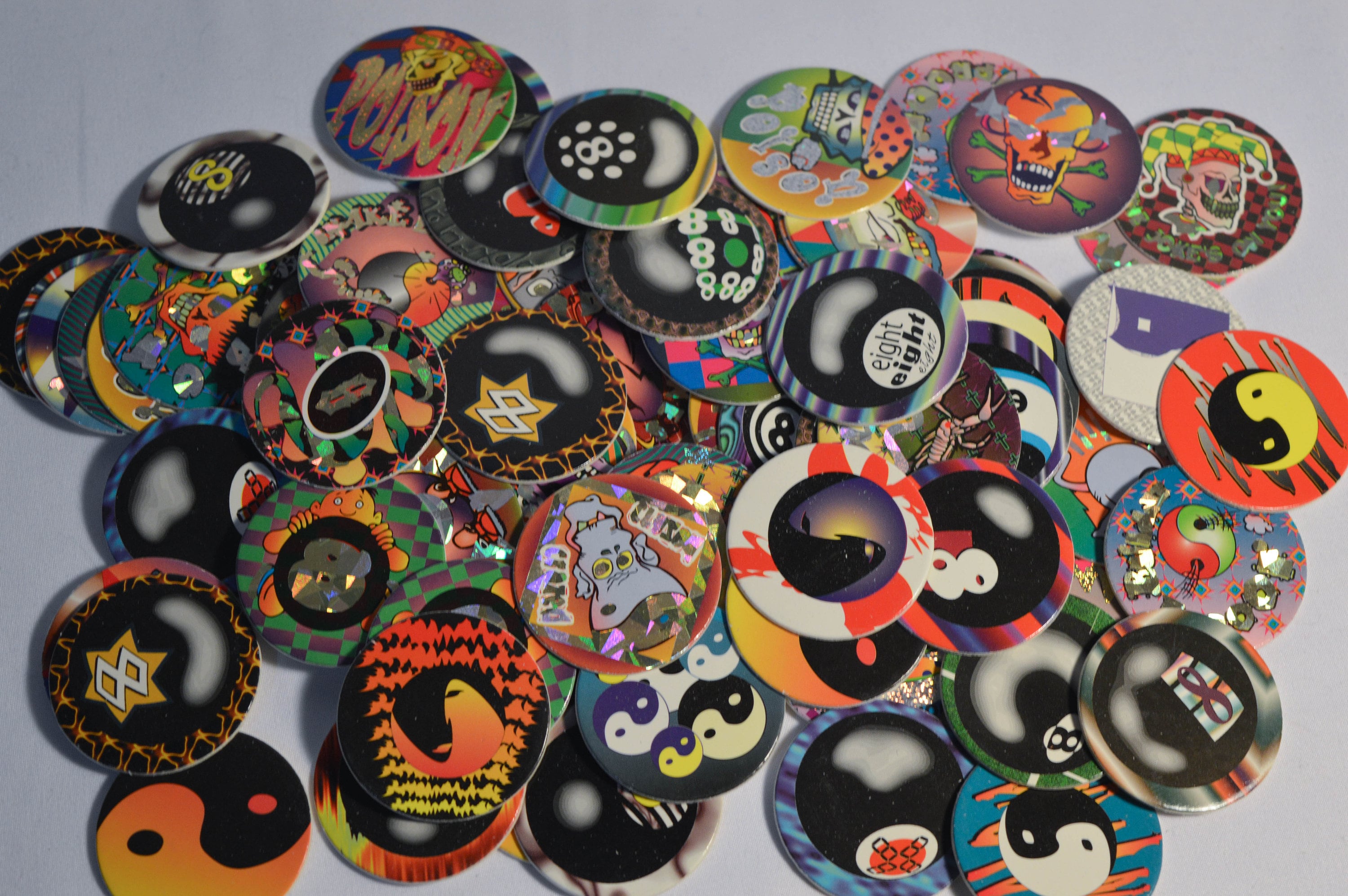 Vintage Lot Of 50 Pogs / Milk Caps Random Selection | Etsy