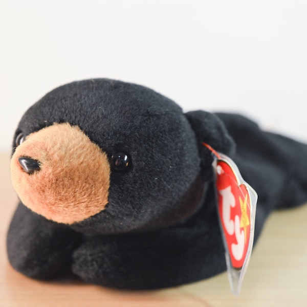 Beanie Baby Black Bear - Etsy