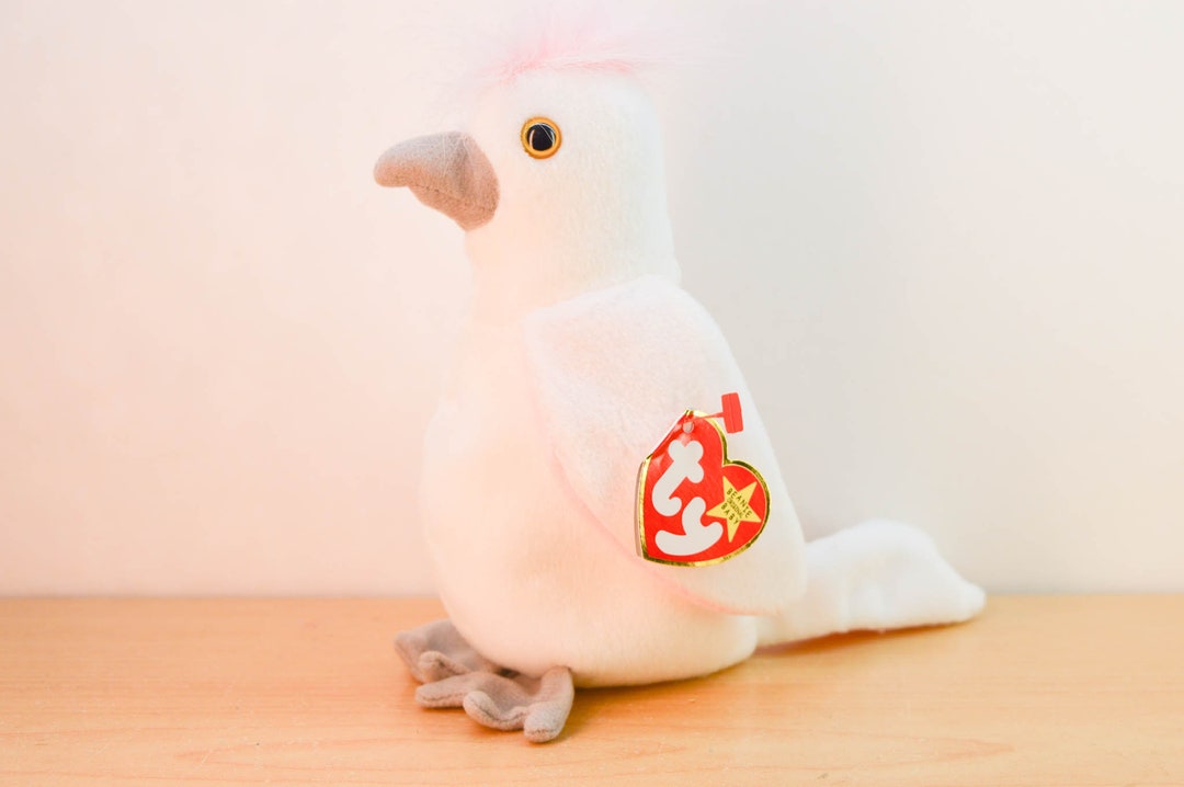 TY Beanie Baby Bird / Kuku the Cockatoo Bird / Vintage / Great ...