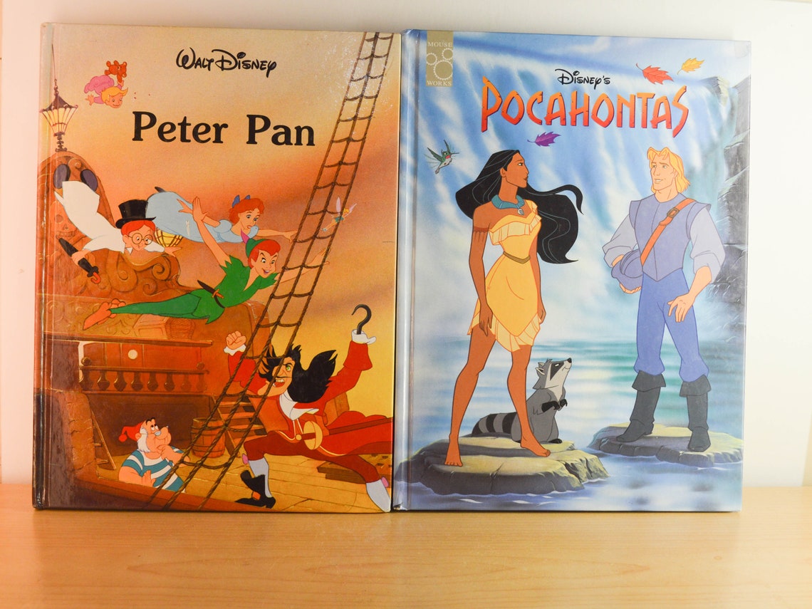 Disney - Large Hardcover Picture Books - Vintage 1990s - Mouse Works ...