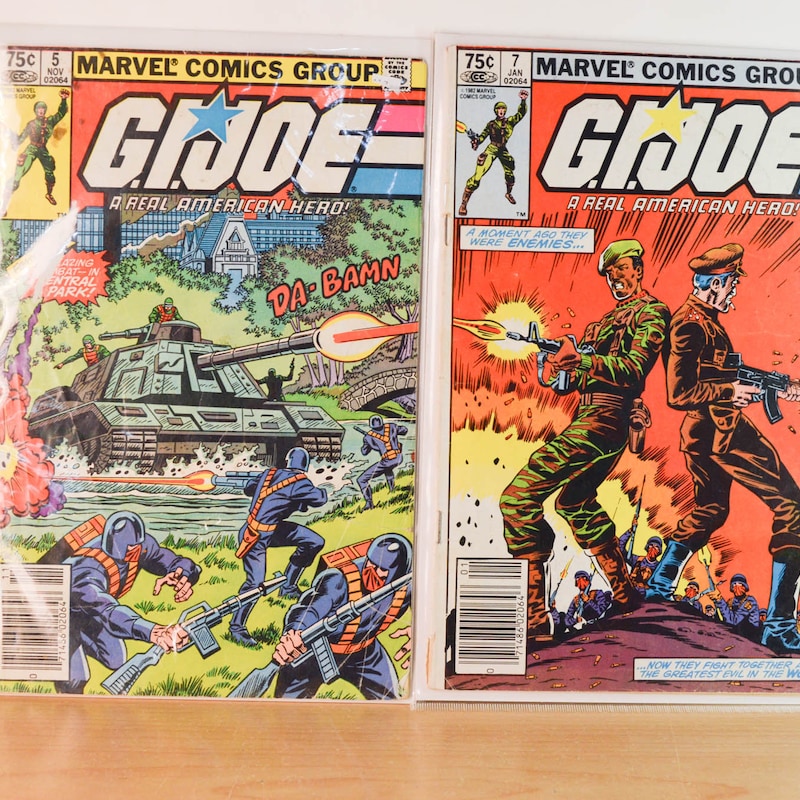 Vintage Comics Gi Joe - Etsy UK