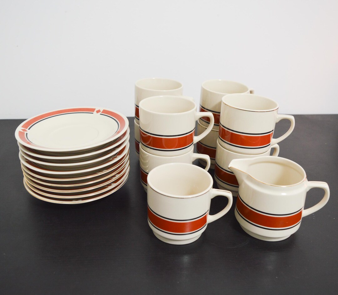 Vintage Kin-lun Saki Tea Cups and Saucers - 19 Piece Set - Etsy