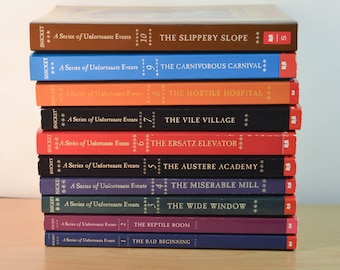 A Series of Unfortunate Events by Lemony Snicket - Etsy