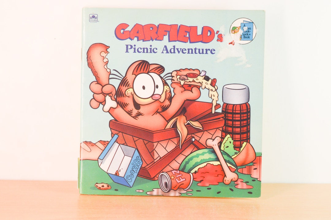 Garfield Picnic Adventure -golden Book - Vintage 1988 - Etsy