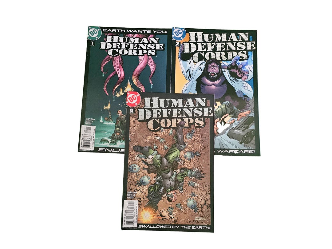 Human Defense Corps Comics Lot of 3 | #1-#3 | DC Comics | Vintage 2003 ...