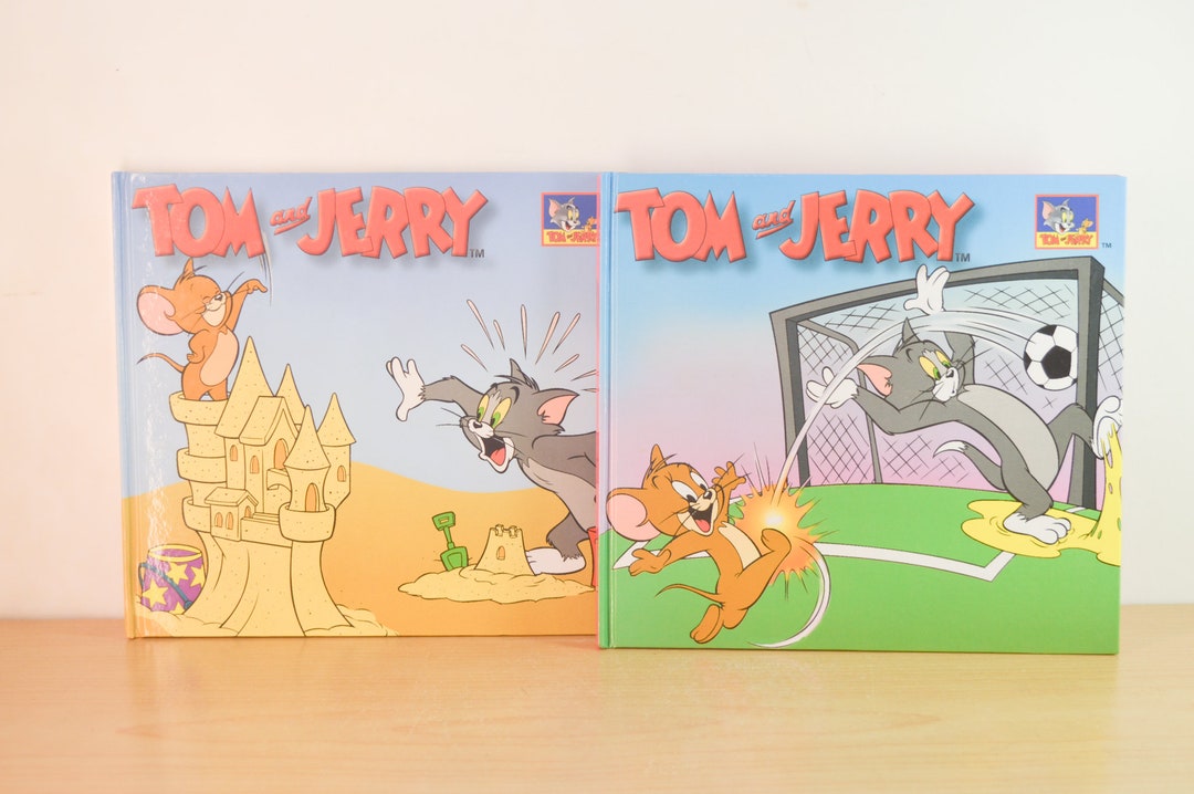 Tom and Jerry - Hardcover Coloring Books -lot of 2 - Vintage 2000 ...