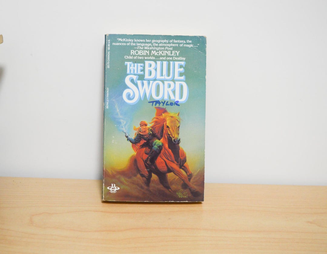 The Blue Sword by Robin Mckinley – 1980s Vintage Fantasy Paperback - Etsy