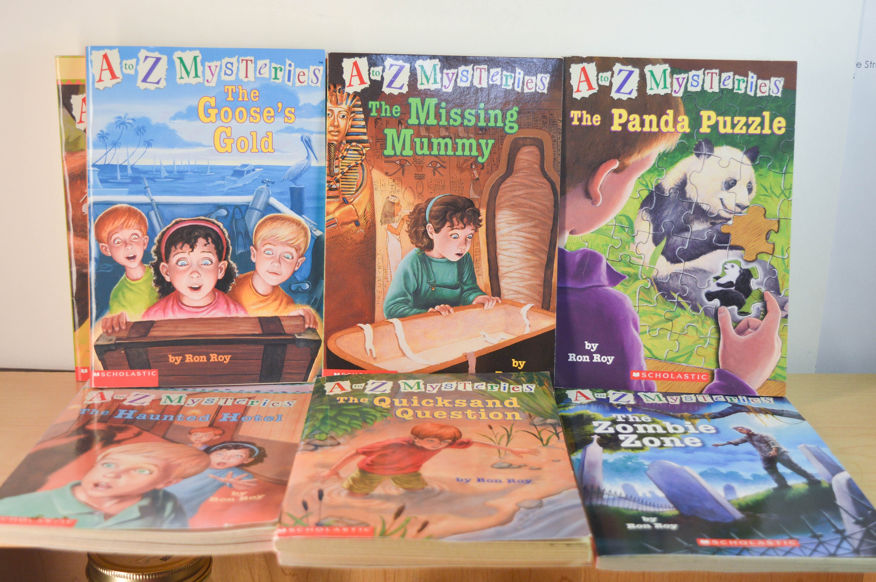 A To Z Mysteries Book Covers