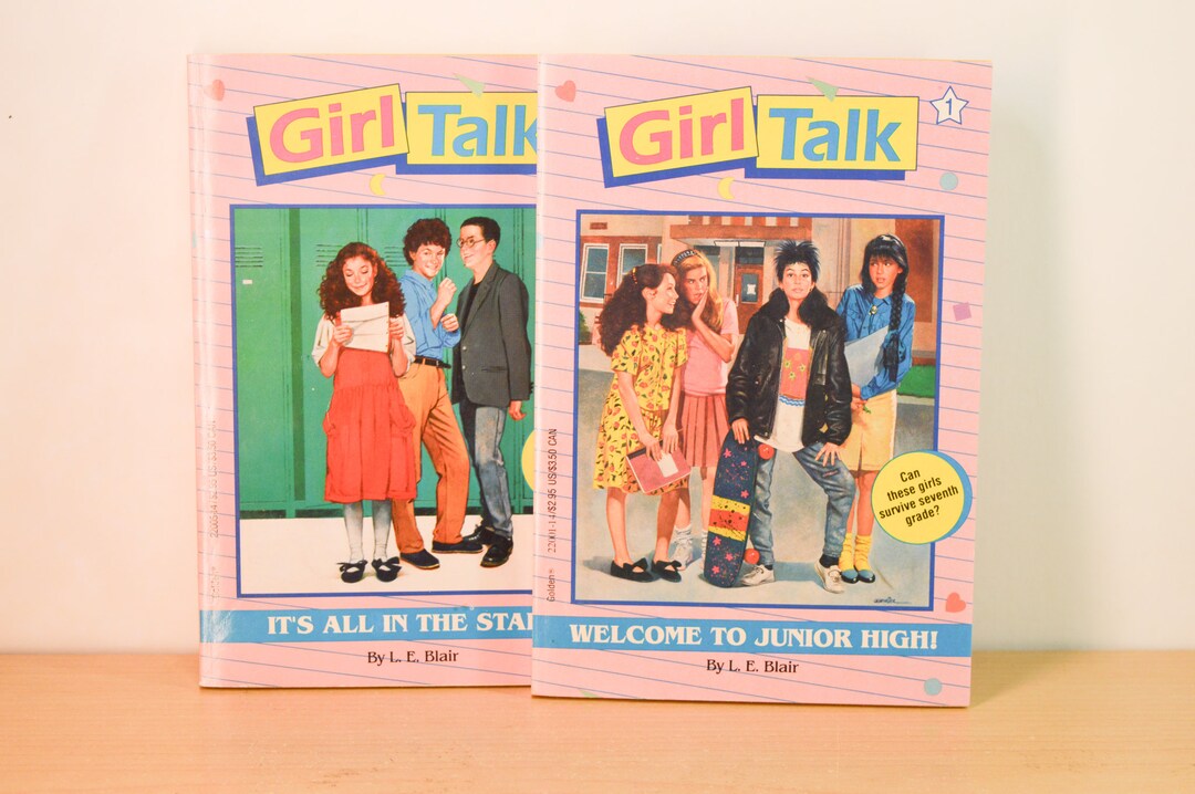 Girl Talk Books Choose From List L.E Blair Vintage 1990 - Etsy