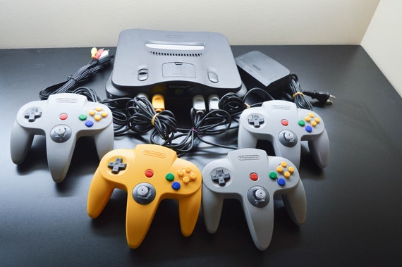 Nintendo 64 Console & Controller Bundles With Cords Tested - Etsy