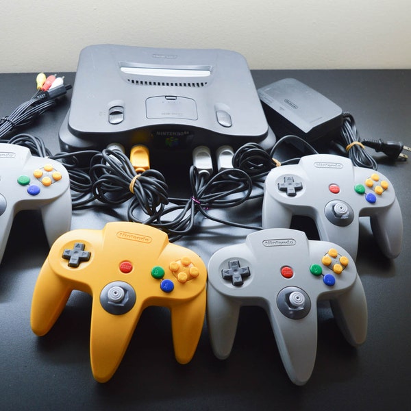 Nintendo 64 Console And Controller Etsy