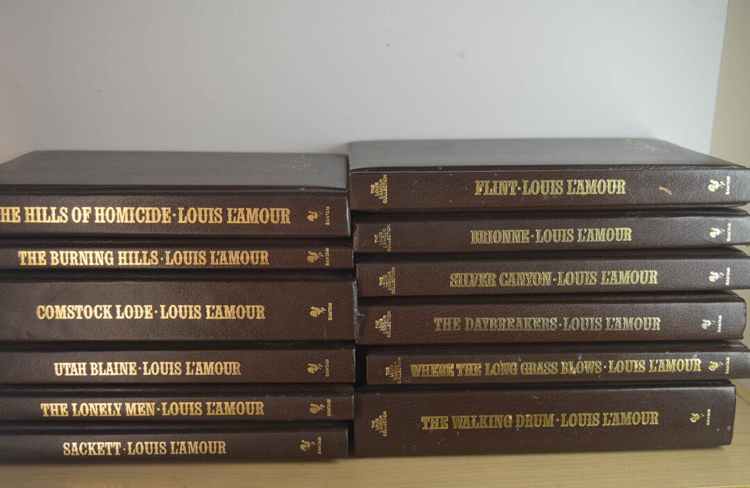 The Louis L'amour Collection Choose From List Hardcover Leatherette ...