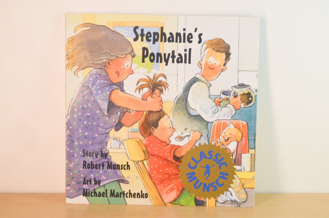 Stephanie's Ponytail - Robert Munsch - Vintage Picture Book - Etsy Canada