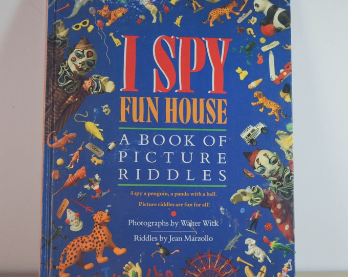 I Spy Fun House by Walter Wick Vintage Hardcover 1990s - Etsy