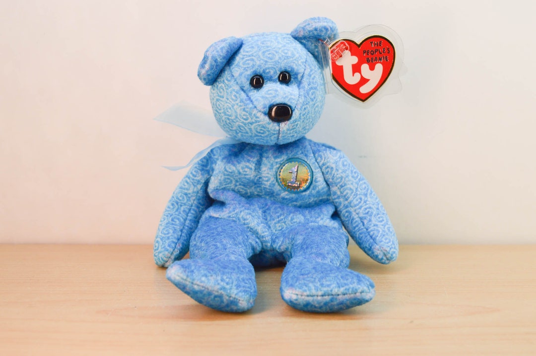 TY Beanie Baby / Classy the Blue Bear / Vintage / Great Condition ...