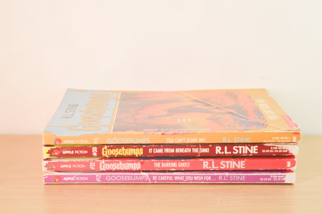Goosebumps Lot of 4 Books - Some Ware - See Photos - R.l Stine Vintage ...