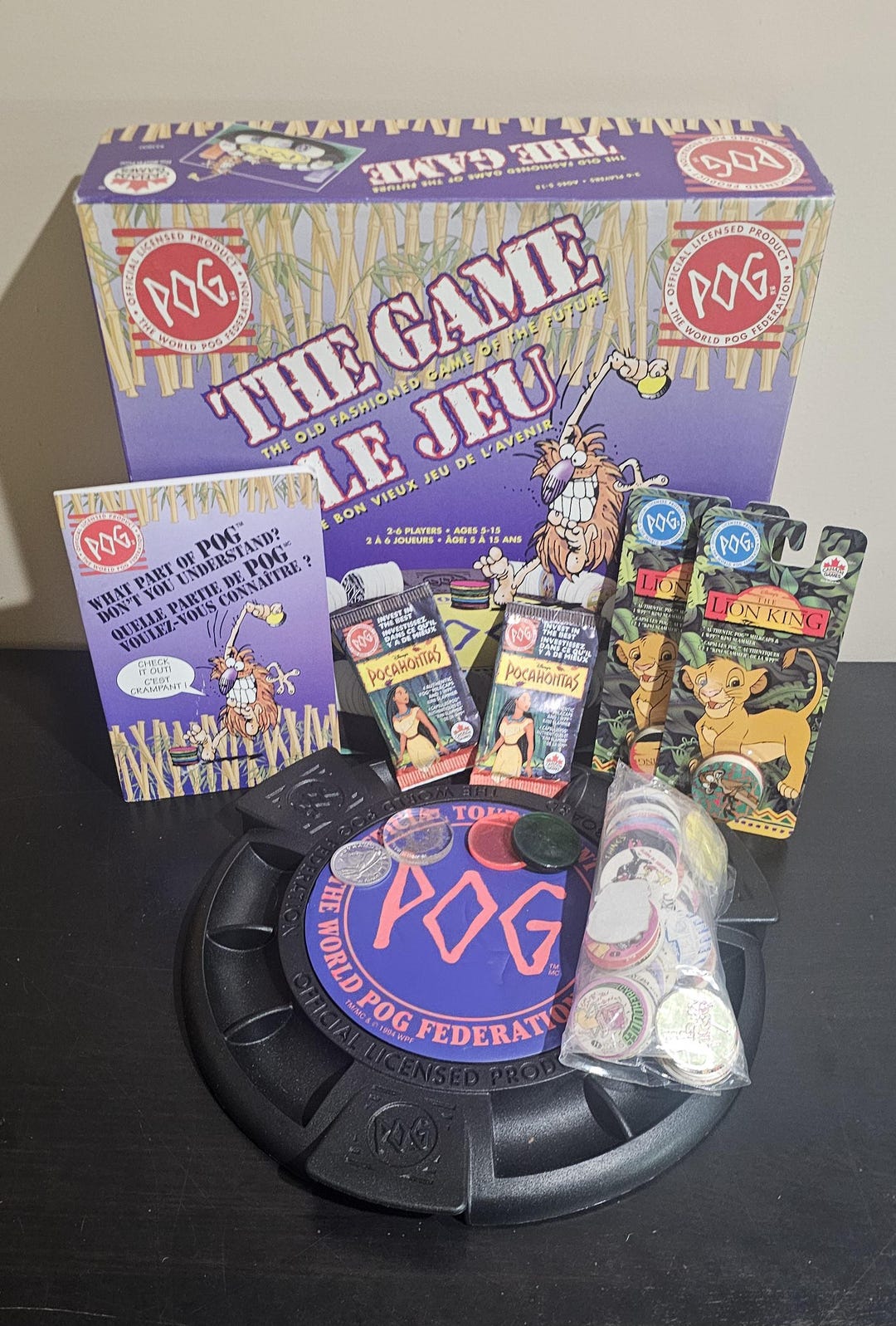 Pog Official Game Board With Assorted Caps and Box - Etsy