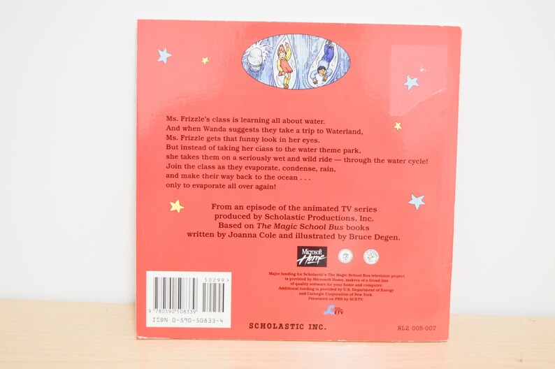 Magic School Bus - Wet All Over Water Cycle Book - Scholastic ...