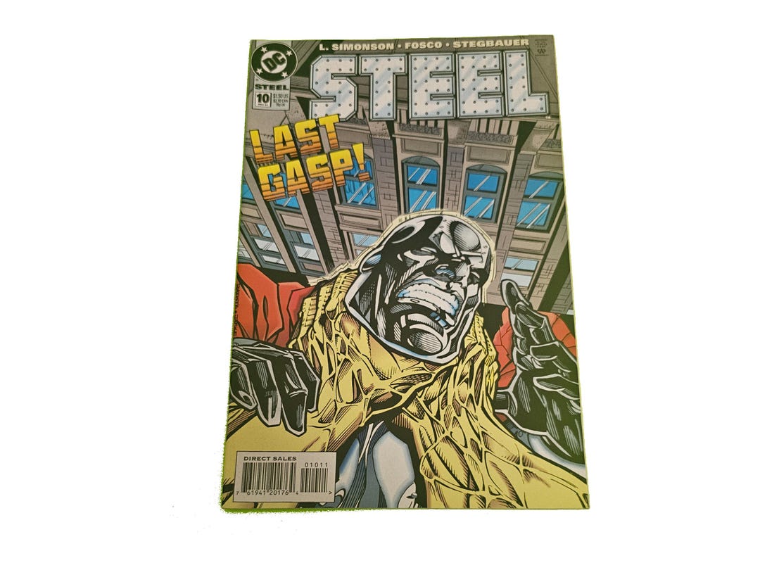Steel Last Gasp Comic #10 | DC Comics | Vintage 1994 - Etsy