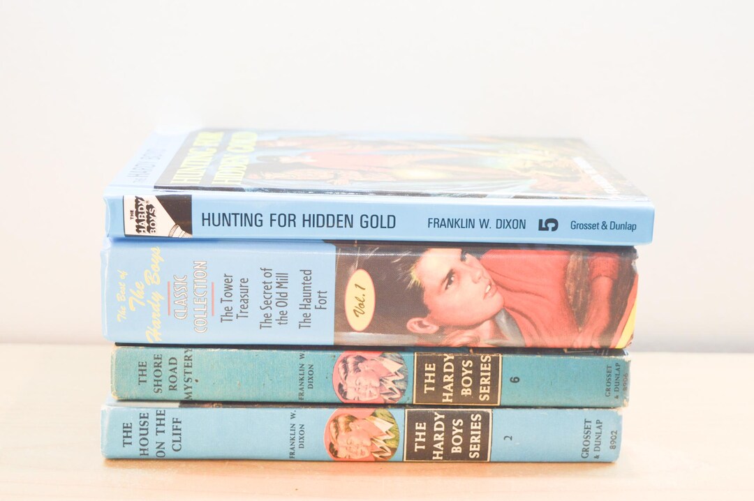 Hardy Boys Book Lot of 4 Hardcover - Vintage Grosset & Dunlap - Etsy
