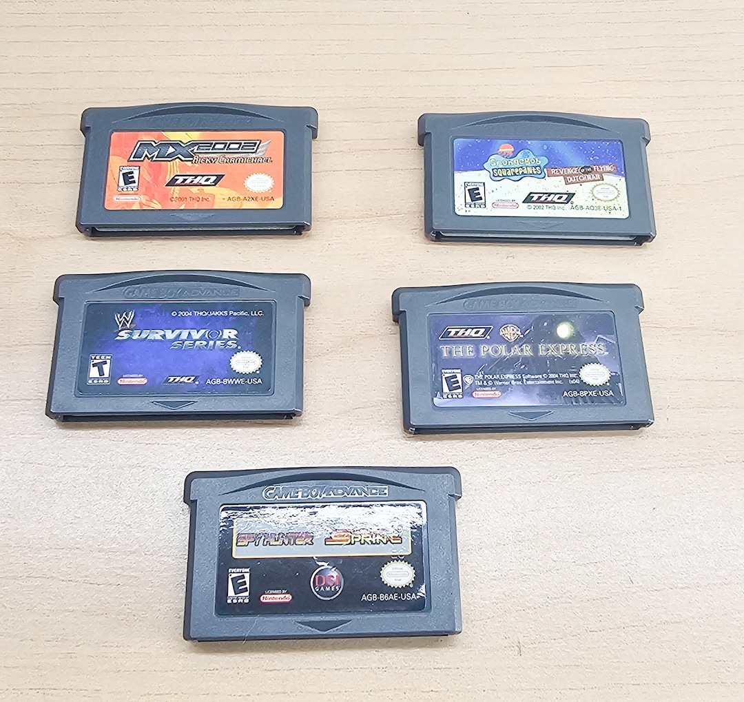 Gameboy Advance Games - Choose From List - Vintage Authentic - Etsy
