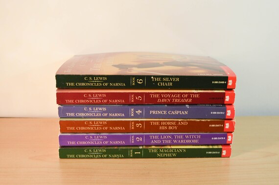 Chronicles of Narnia by C.S Lewis Paperback Books 1-6 Set | Etsy