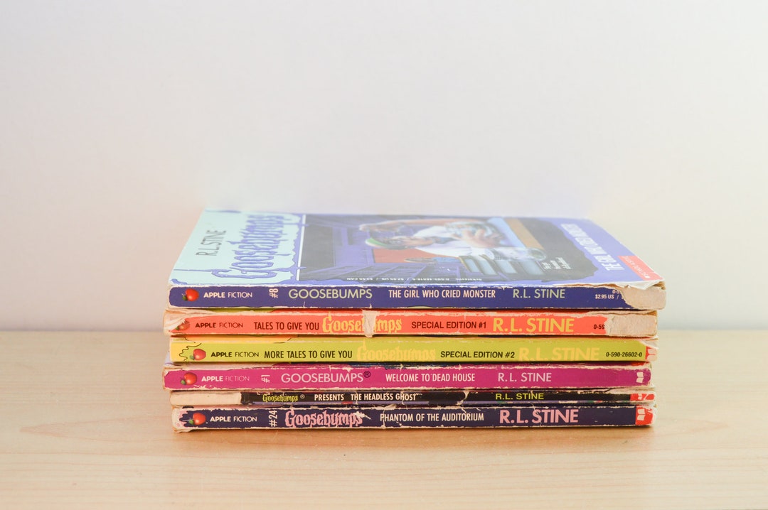 Goosebumps Book Lot of 6 - R.L Stine - Poor Condition - See Description ...
