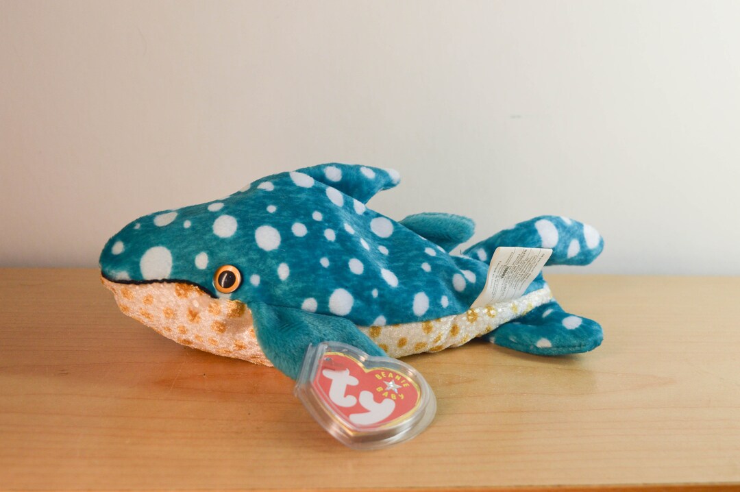 TY Beanie Baby / Poseidon the Whale Shark / Vintage / Great Condition ...
