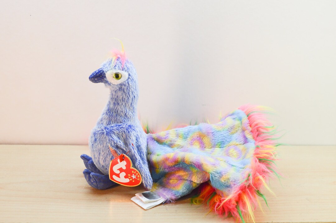 TY Beanie Baby / Flashy the Peacock / Vintage / Great Condition ...