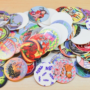 100 Milk Caps and 2 Slammers Lot Vintage Milk Cap Set - Etsy