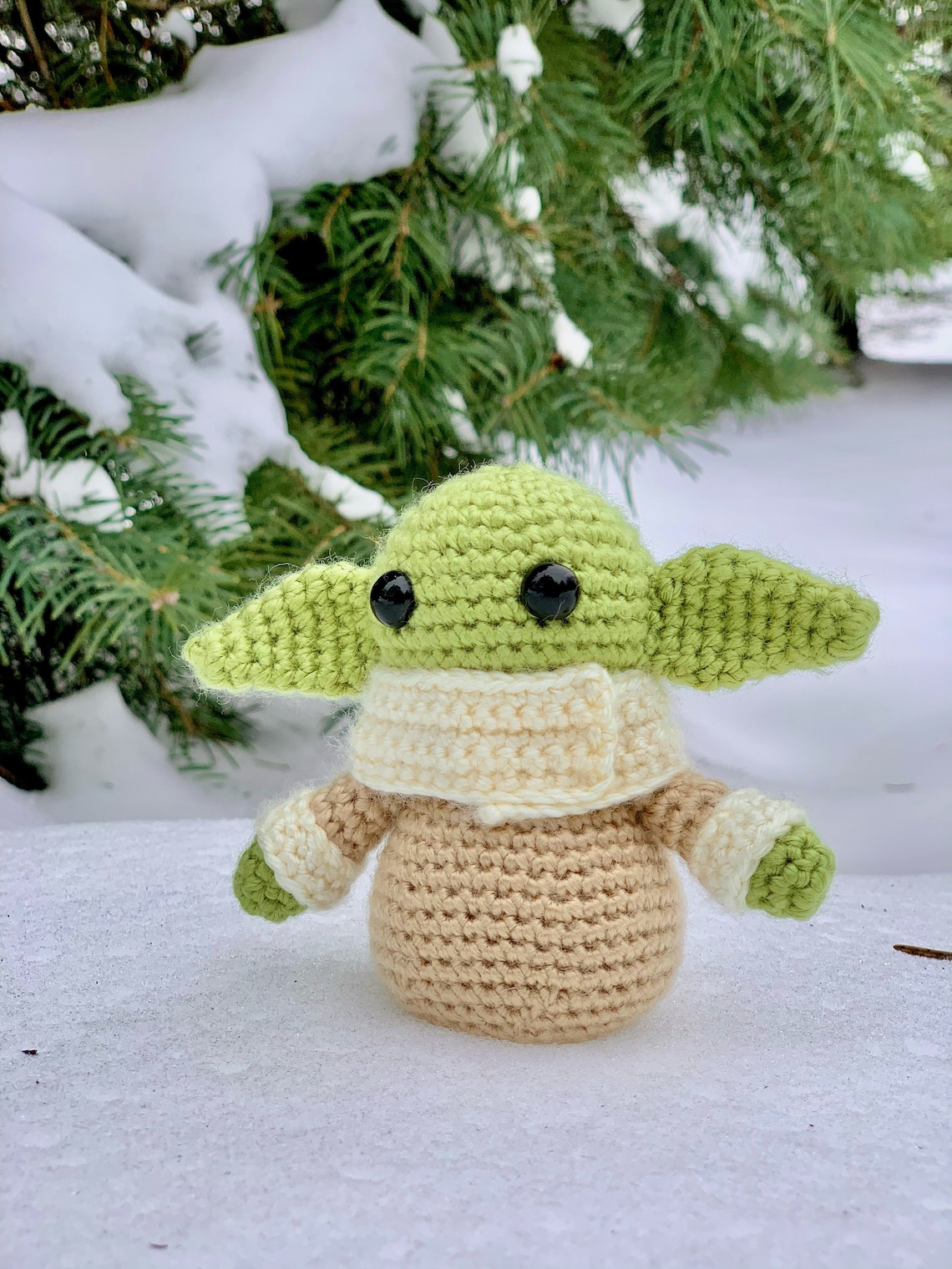 Baby Yoda Grogu Crochet Pattern | Etsy