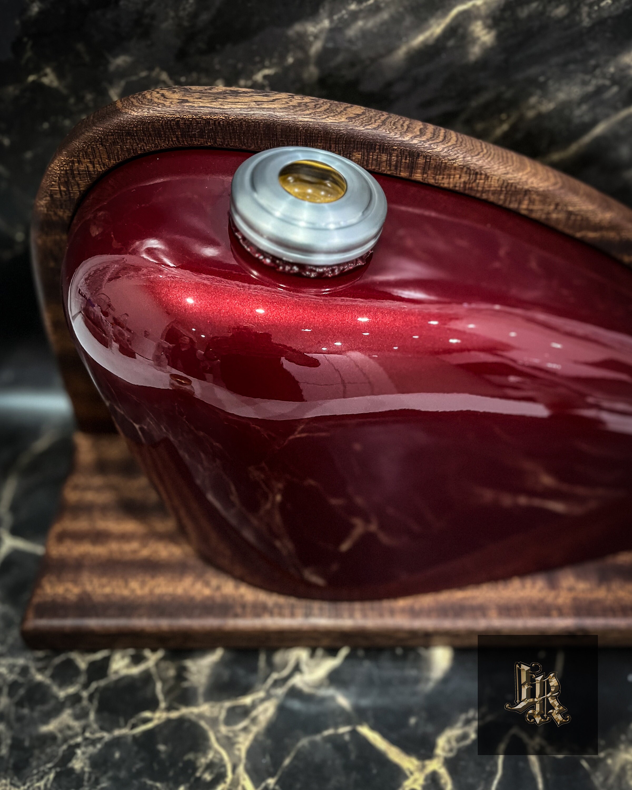 SOLD! 56† GAS TANK Candy Red / Biker Cremation Urns / Motorcycle Urn ...