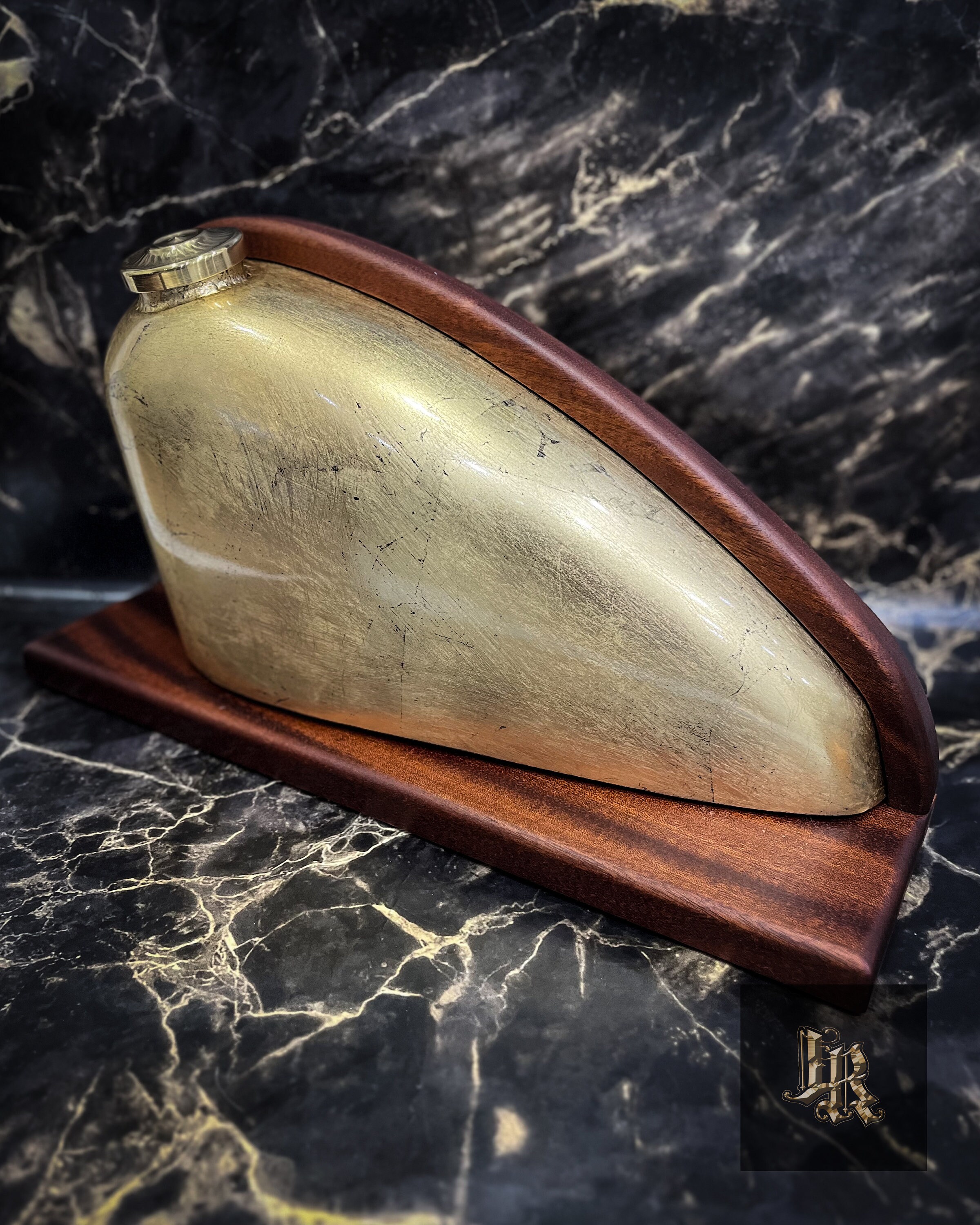 75 GAS TANK GOLD Harley Davidson Urn Motorcycle Urn Motorcycle Urn for ...